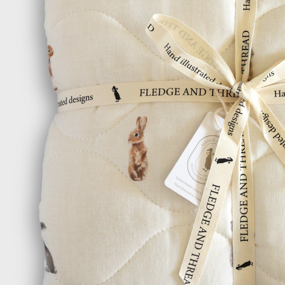 Quilted baby blanket | Baby Shower gifts | Baby gifts – Fledge and Thread